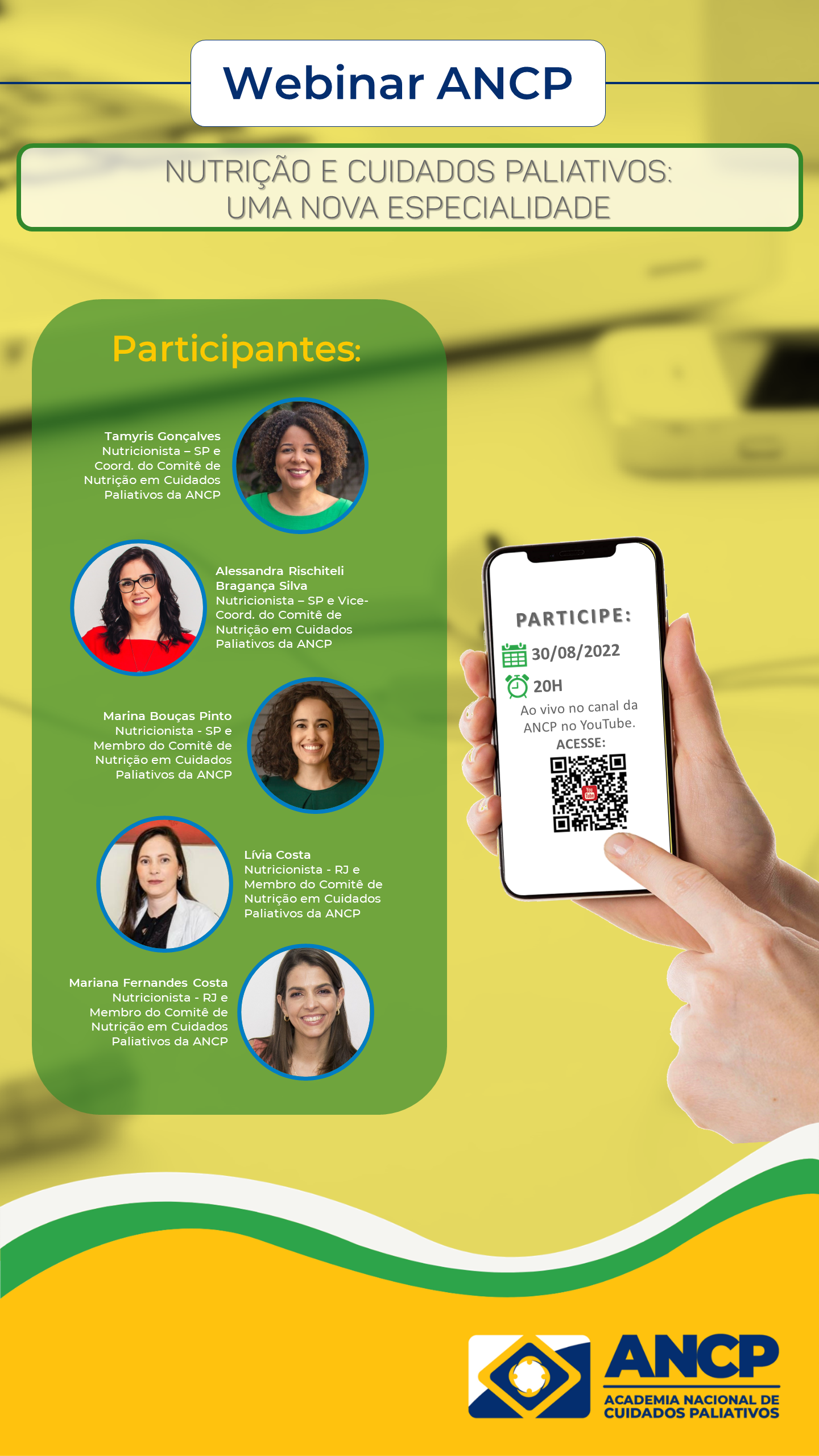 Webinar ANCP “Nutrição e Cuidados Paliativos: uma nova especialidade ...